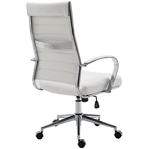 EdgeMod Poly and Bark Tremaine High Back Management Chair (White)