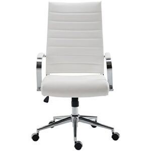 EdgeMod Poly and Bark Tremaine High Back Management Chair (White)