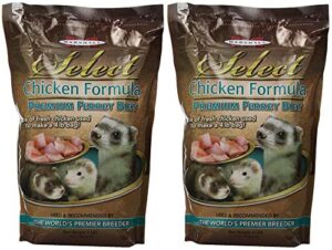 marshall pet products (2 pack) select chicken formula premium ferret diet