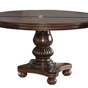 Homelegance Lordsburg 54" Round Dining Table, Cherry