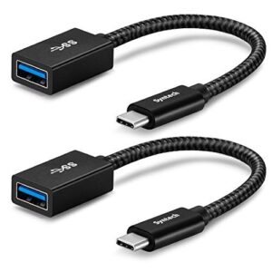 syntech usb c to usb adapter, 2 pack usb c to usb3 adapter,usb type c to usb,thunderbolt 3 to usb female adapter otg cable compatible with ipad mini 6, macbook pro, air and more