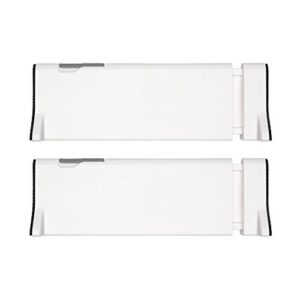 oxo good grips expandable dresser drawer divider - 2 pack