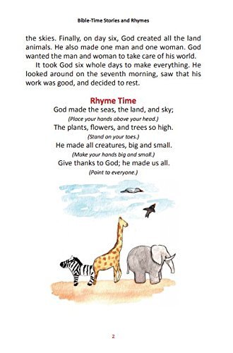 Bible Time Stories and Rhymes: 52 Bible Stories and Interactive Rhymes (Hardcover Book)