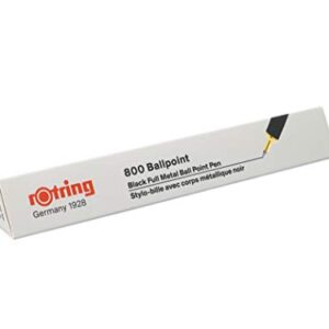 rOtring 800 Retractable Ballpoint Pen, Medium Point, Black