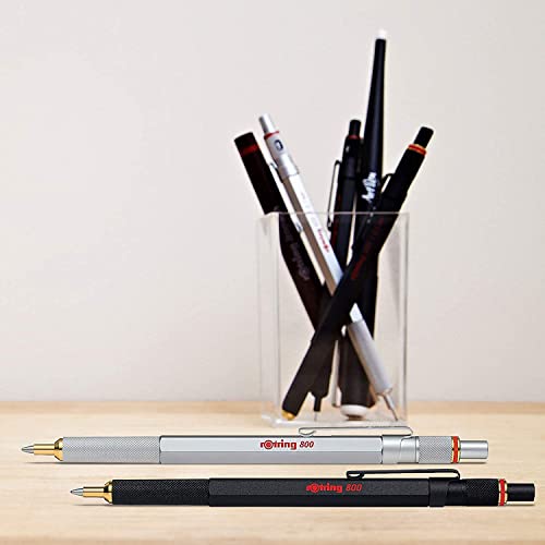 rOtring 800 Retractable Ballpoint Pen, Medium Point, Black