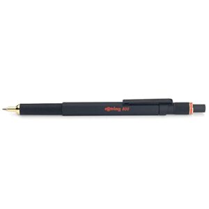 rOtring 800 Retractable Ballpoint Pen, Medium Point, Black