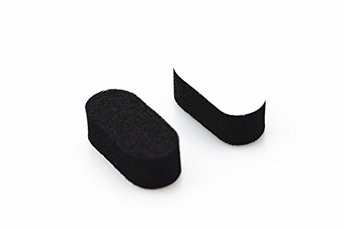 YunYiYi 2 Pairs Black Replacement Sponge Headband Head Band Foam Pads Cushions Repair Parts Compatible with Koss Porta Pro PP Headphones Headset