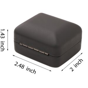 Omeet Mini size Metal glossy with LED Jewelry Gift Box - Easy to fit into your pocket or handbag