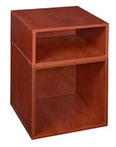 niche cubo storage set- 1 full cube/1 half cube- cherry