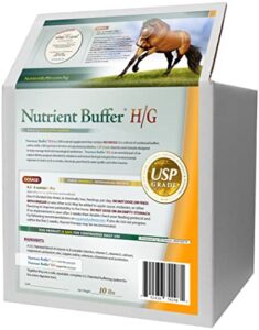 nutrient buffer hg - equine hind gut lower gastric digestive support formula for horses