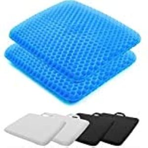 bulbhead egg sitter seat cushion with non-slip cover, breathable honeycomb design absorbs pressure points