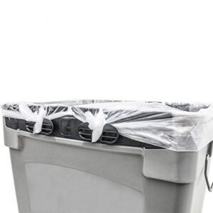 CleanRiver Flex E Bin - 50 Gallons | 2-in-1 Streams | Recycling, & Waste Basket with Backboard | Grey Color