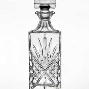 Whiskey Decanter for Scotch, Liquor, Vodka, Wine or Bourbon - Irish Cut 750ml