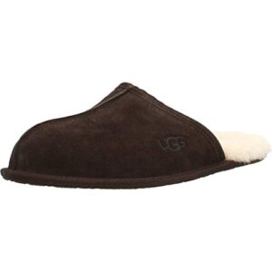 ugg men's scuff slipper, espresso, 13