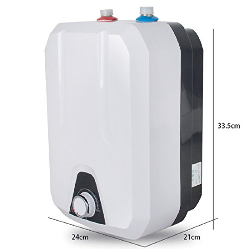 Tinsay 2.1 Gallon 8L Electric Mini-Tank Water Heater Electric Instant Water Heater Electric Hot Water Heater for Kitchen Household 110V-USA Delivery,3-6 Days