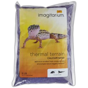 imagitarium violet calcium reptile sand, 5lbs