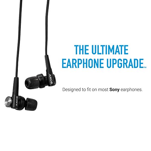 COMPLY Isolation Plus Replacement Noise Reducing Earbud Tips with WaxGuard for Sony MDR-XB50AP, XBA-Z5, MDR-EX1000, XBA-A2, MDR-EX1000, WI-1000X, WI-C-400, and More Earphones (Small, 3 Pairs)