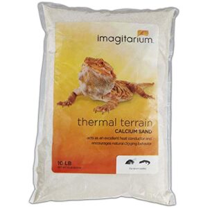 imagitarium white calcium reptile sand, 10lbs