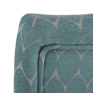 HomePop Parsons Classic Upholstered Accent Dining Chair, Teal (Set of 2)