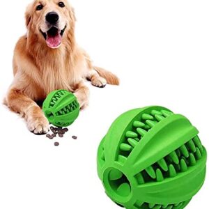 Dog IQ Ball Toy - Interactive Dog Enrichment, Mental Stimulation Treat Embedding Rubber Ball Reduce Boredom (3 inches)