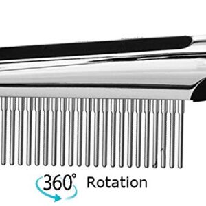 Resco Premium Rotating Pin and Flea Comb Set