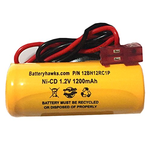 1.2v 1000mah Lithonia NiCad Battery Replacement Emergency Light Exit Sign elb1p201n2 ELB1210N ELB1P201N ELB1P2901N 1009S00-MZ Saft 1.2v 1200mah Battery Lithonia Exit Light Battery