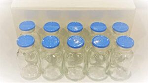 20ml sterile vial with light blue flip off caps 5 pk