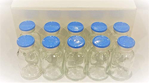 20ml Sterile Vial with light blue flip off caps 5 pk