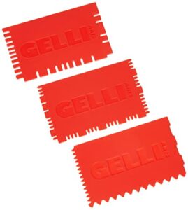 gelli arts mini printing tools set 3, 19 x 10.1 x 0.6 cm, red