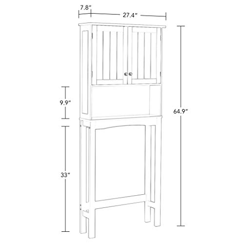 RiverRidge 06-091 Ashland Collection Spacesaver, Gray Cabinet, One-size