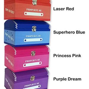 Treasure Chest Box - Superhero Blue