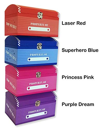 Treasure Chest Box - Superhero Blue