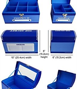 Treasure Chest Box - Superhero Blue