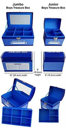 Treasure Chest Box - Superhero Blue