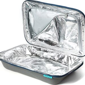 Arctic Zone Deluxe Hot/Cold Insulated Casserole and Food Carrier, Teal