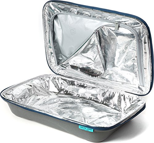 Arctic Zone Deluxe Hot/Cold Insulated Casserole and Food Carrier, Teal