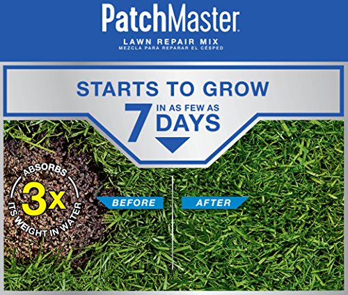 Scotts PatchMaster Lawn Repair Mix Sun + Shade Mix, Combination Grass Seed, Fertilizer, and Mulch, 4.75 lbs.