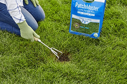 Scotts PatchMaster Lawn Repair Mix Sun + Shade Mix, Combination Grass Seed, Fertilizer, and Mulch, 4.75 lbs.