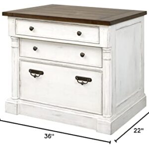 Martin Furniture Durham Lateral File, White