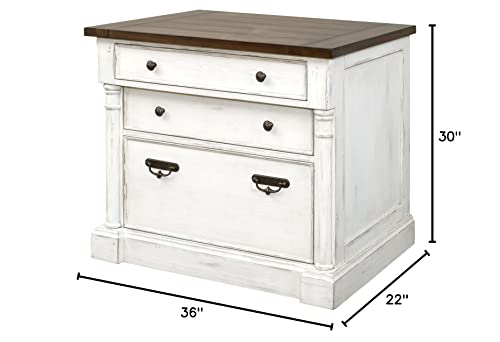 Martin Furniture Durham Lateral File, White