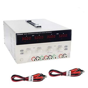 korad kd3305p - precision variable adjustable 30v, 5a dc triple linear power supply digital regulated lab grade