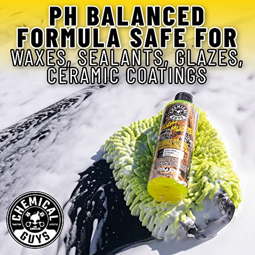 Chemical Guys CWS20264 Tough Mudder Foaming Truck, Off Road, ATV and RV Heavy Duty Wash Soap,(Works with Foam Cannons, Foam Guns or Bucket Washes), 64 fl oz (Half Gallon), Lemon Scent