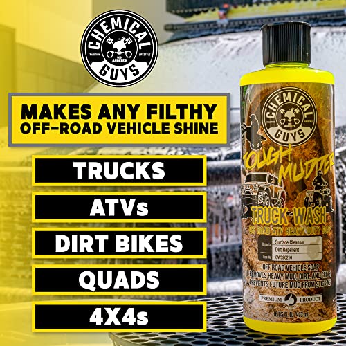 Chemical Guys CWS20264 Tough Mudder Foaming Truck, Off Road, ATV and RV Heavy Duty Wash Soap,(Works with Foam Cannons, Foam Guns or Bucket Washes), 64 fl oz (Half Gallon), Lemon Scent