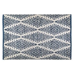 DII Woven Rugs Collection Hand-Loomed, 2x3', Navy Blue Diamond