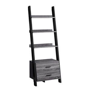 monarch specialties i bookcase, grey