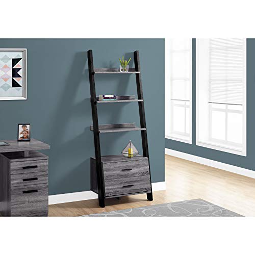 Monarch Specialties I Bookcase, Grey