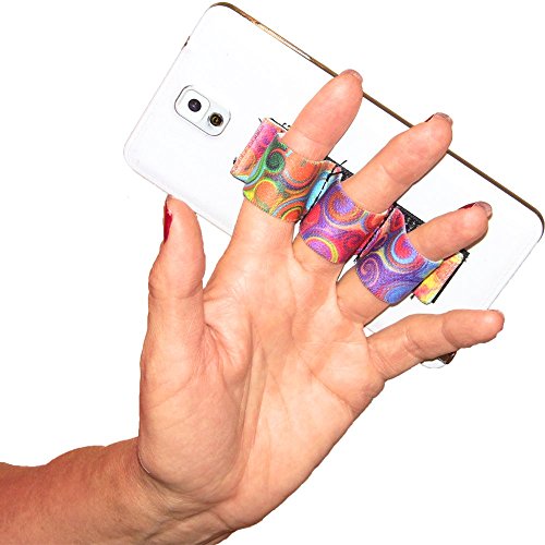 LAZY-HANDS 3-Loop Phone Grip - FITS Most - Swirls