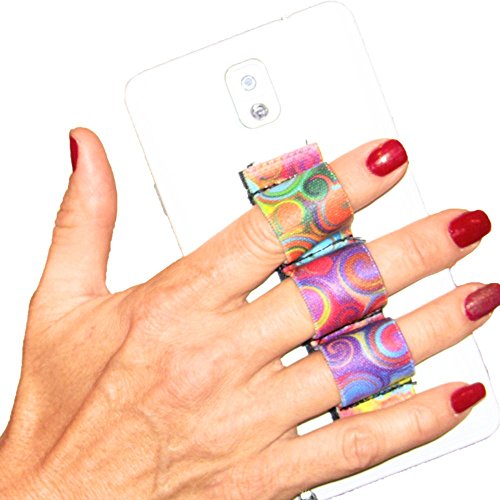 LAZY-HANDS 3-Loop Phone Grip - FITS Most - Swirls