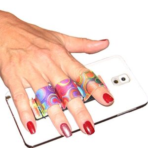 LAZY-HANDS 3-Loop Phone Grip - FITS Most - Swirls