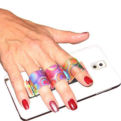 LAZY-HANDS 3-Loop Phone Grip - FITS Most - Swirls